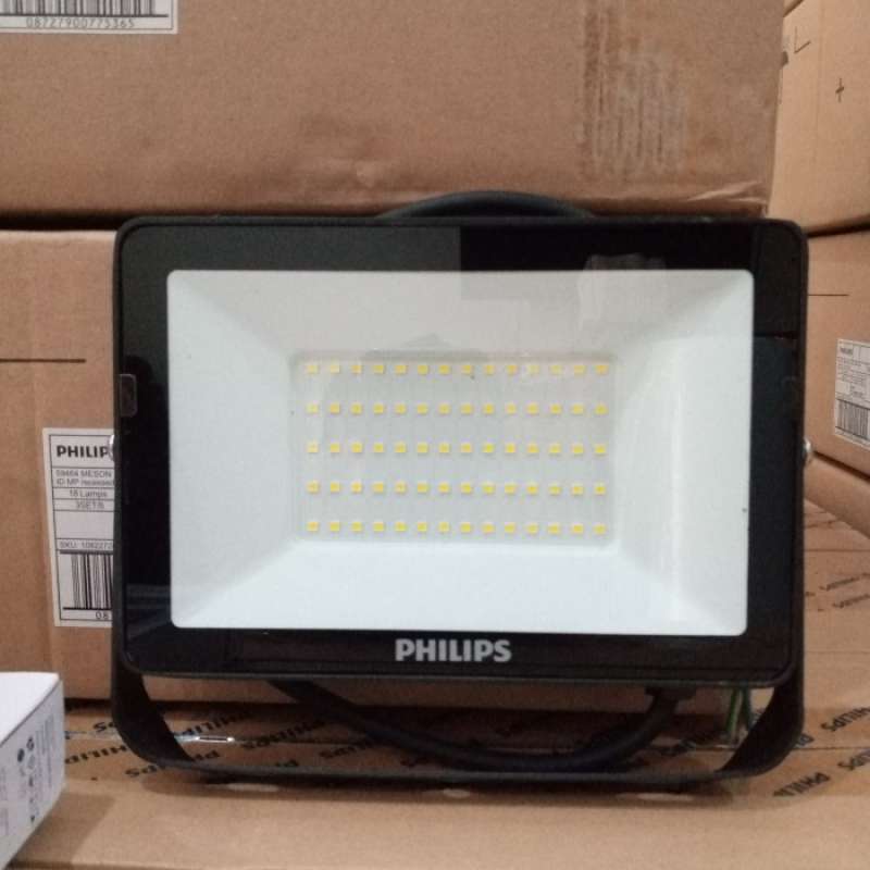 Promo Lampu Sorot Led Flood Light 50w 220-240v 6500k Bvp 150 Philips Putih Diskon 33% Di Seller ...