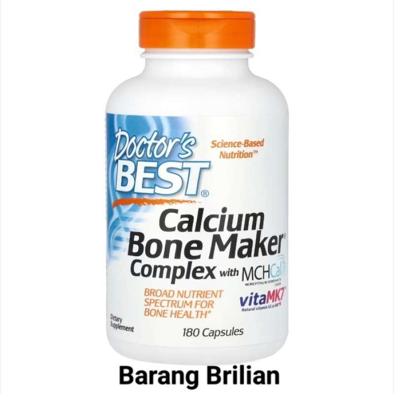 Promo Doctor's Best Calcium Bone Maker Complex 180 Caps Osteoporosis ...