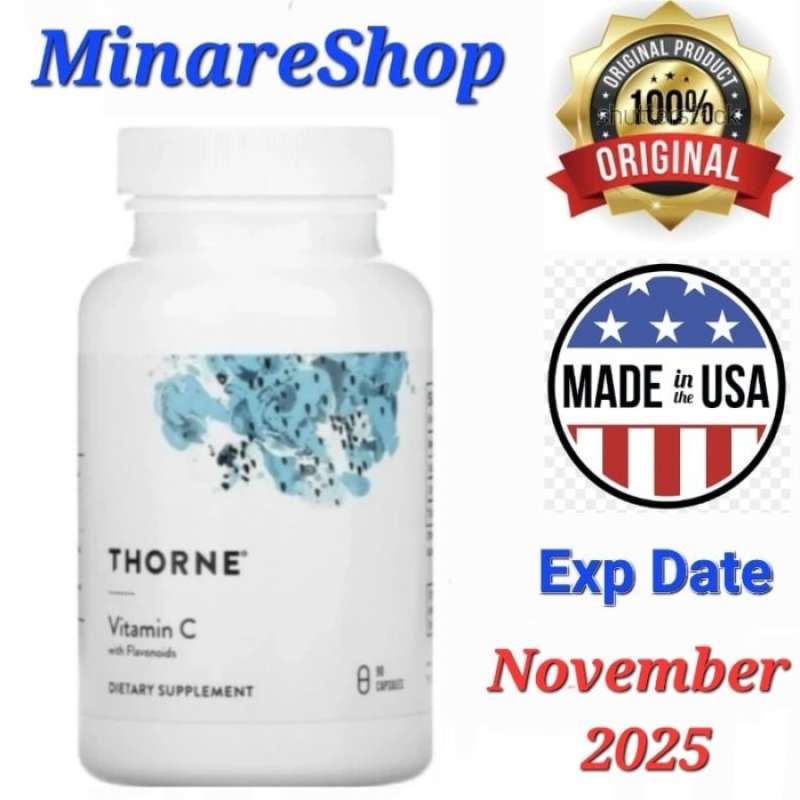 Promo Thorne Research Vitamin C With Flavonoids, 90 Capsules ...