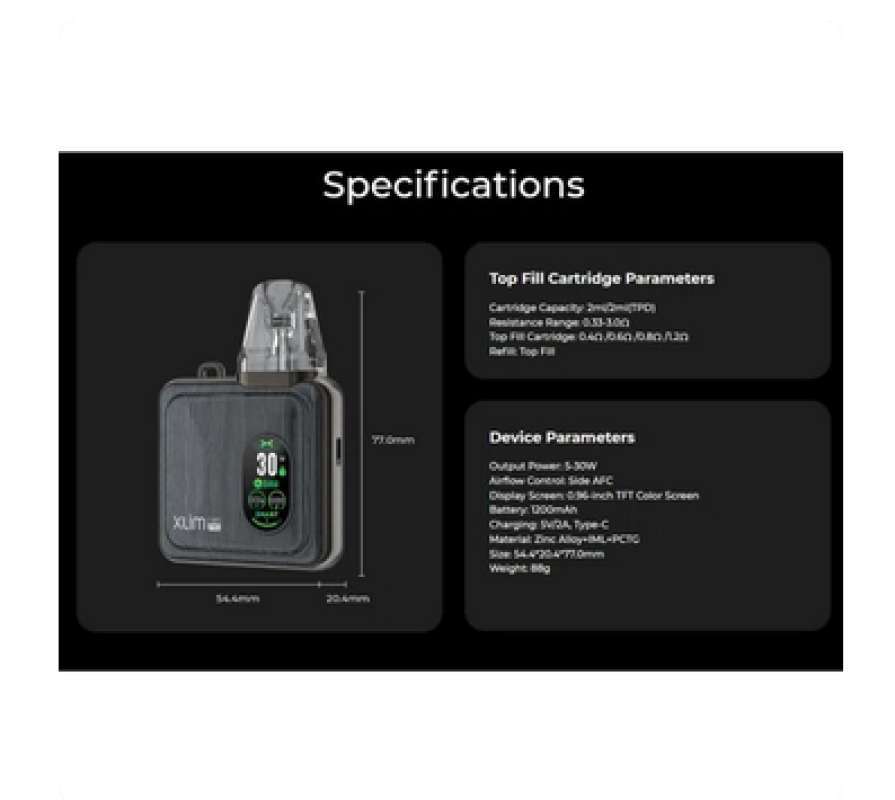 Jual Oxva Xlim Sq Pro American Edition 30w 1200mah Pod Kit By Oxva ...