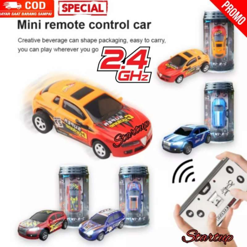 Promo Mainan Mobil Remote Control Mini Rc Car Dalam Kemasan Kaleng ...
