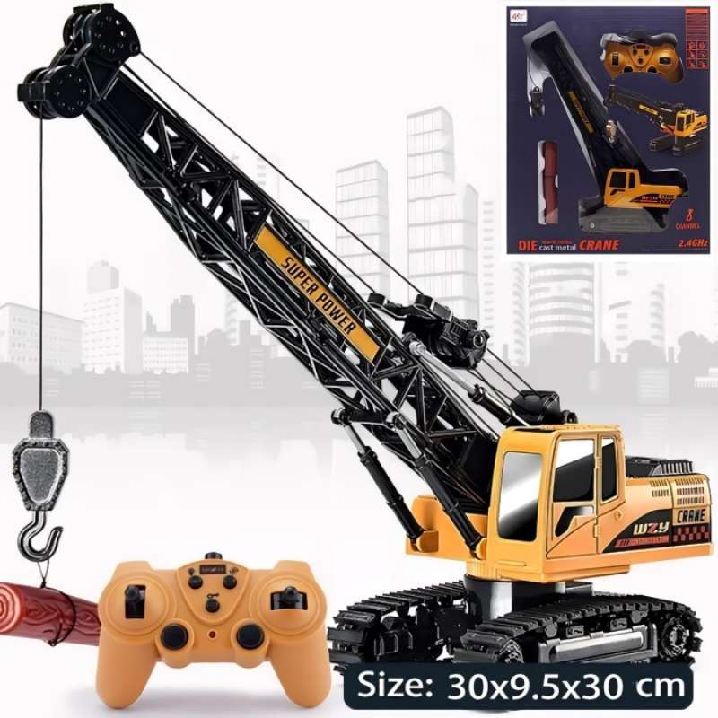 Promo Mainanrc Truk Crane Konstruksi Remote Control Alat Berat ...