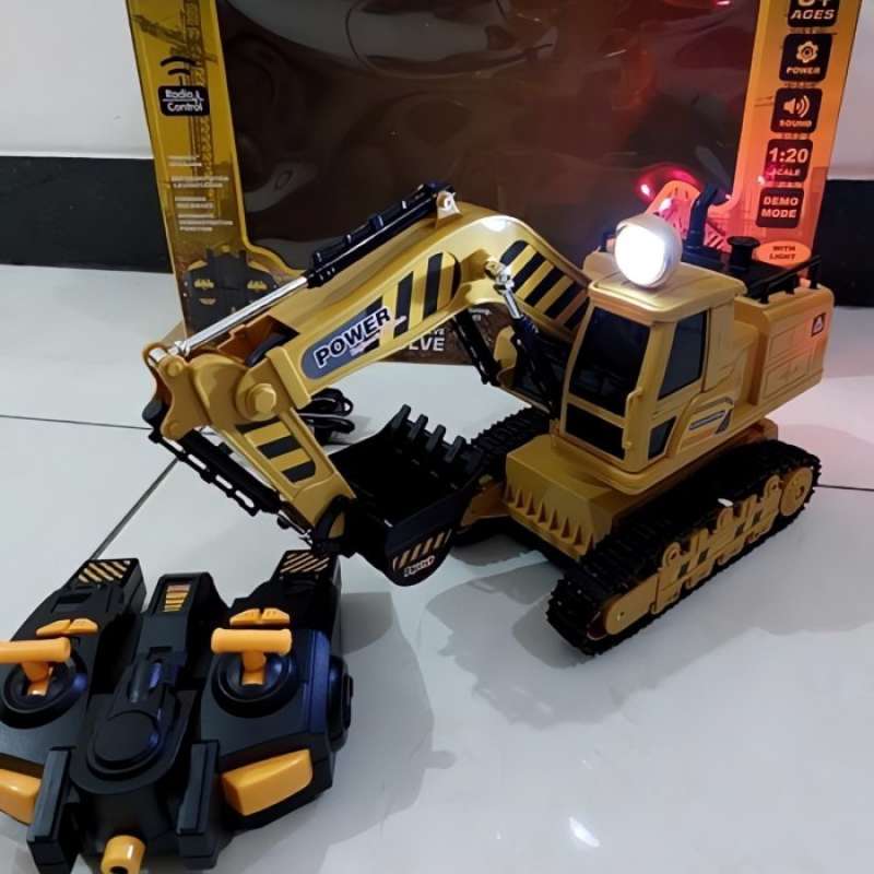 Promo Mainanrc Truk Crane Konstruksi Remote Control Alat Berat ...