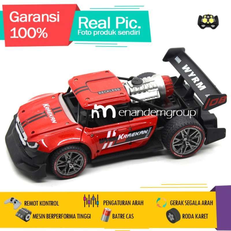 Promo Mainan Mobil Remot Kontrol Rc Super Speed Turbo Metal Asep 2,4 ...