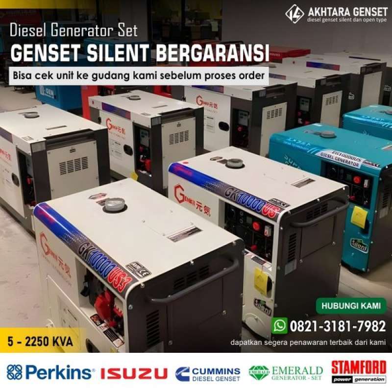 Jual Genset Silent Surabaya 25 Kva Merk Perkins Isuzu Cummins Emerald Genset Silent Di Seller ...