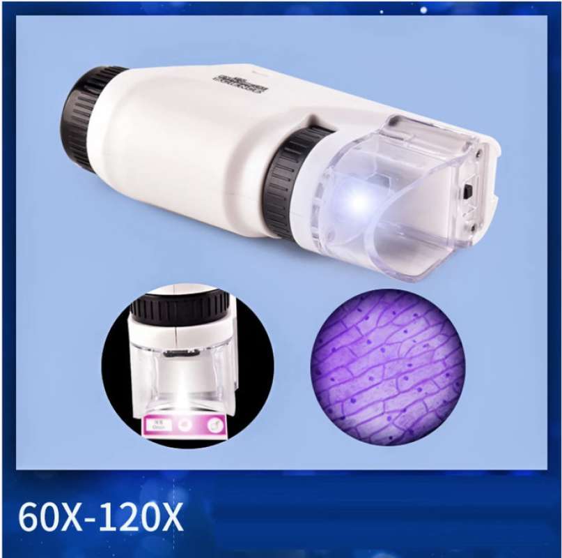 Jual Mikroskop Mini Portable Microscope Pocket 60x - 120x For Kids ...