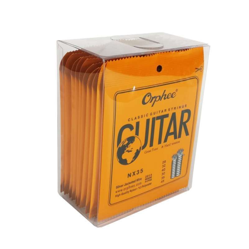 Promo Senar Gitar Klasik Orphee Nx35 Hard Tension (10 Sets) Diskon 23% ...
