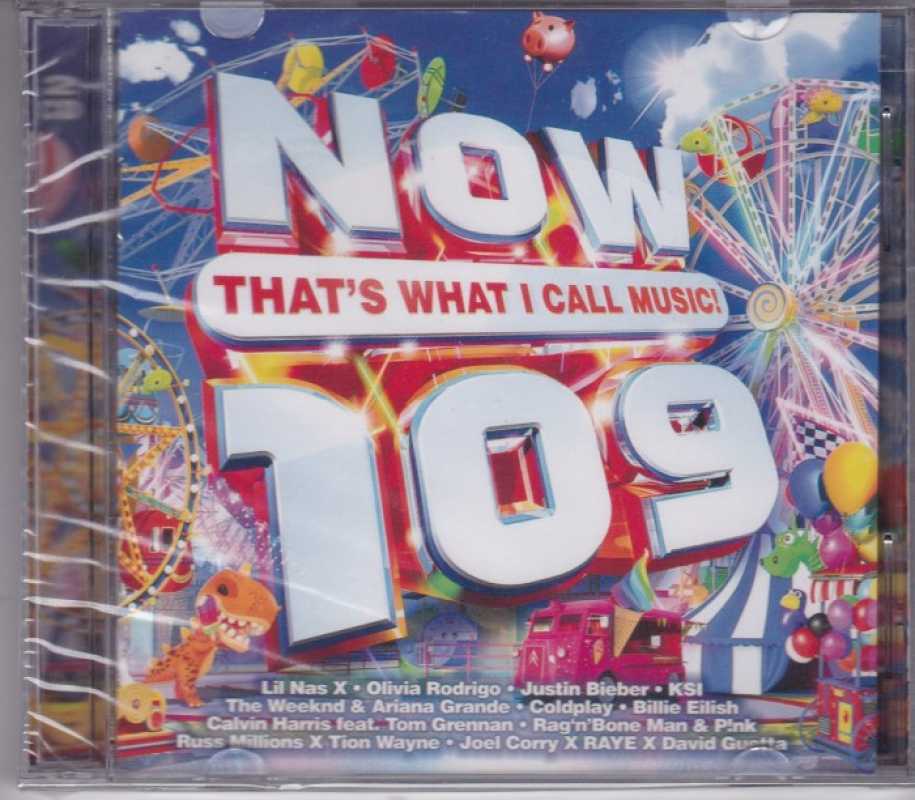 Promo Cd Now 109 Import (olivia Rodrigo, Lil Nas X, Billie Eilish ...