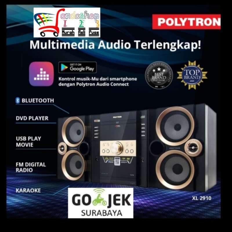 Jual Polytron Mini Hifi Xl2910 Compo Tape Dvd Usb Radio Karaoke ...