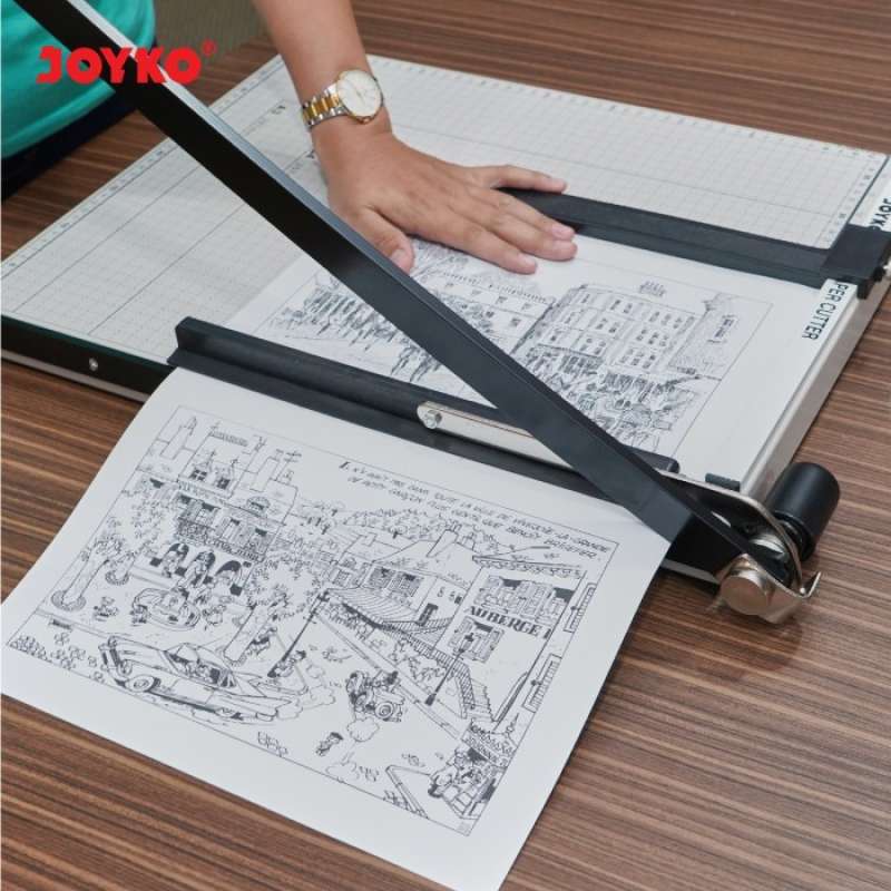 Promo Paper Cutter A3 Metal / Pemotong Kertas A3 Besi Pc-3846 Diskon 23% Di Seller Sentramoco ...