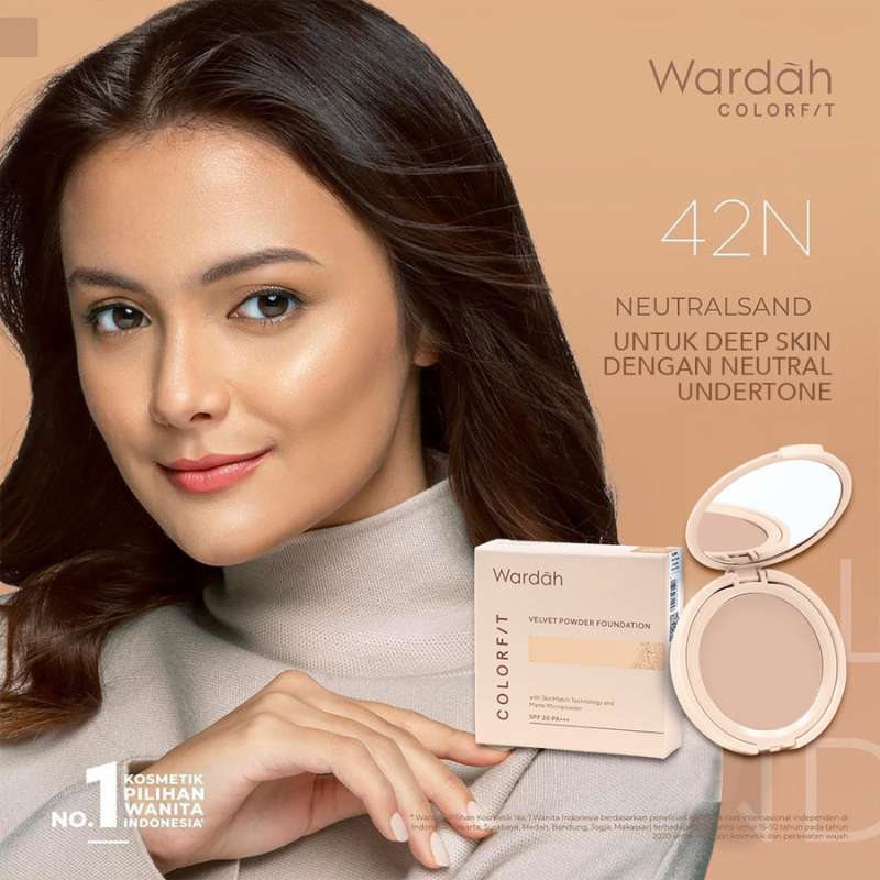 Promo Wardah Colorfit Velvet Powder Foundation Refill - Bedak Padat ...