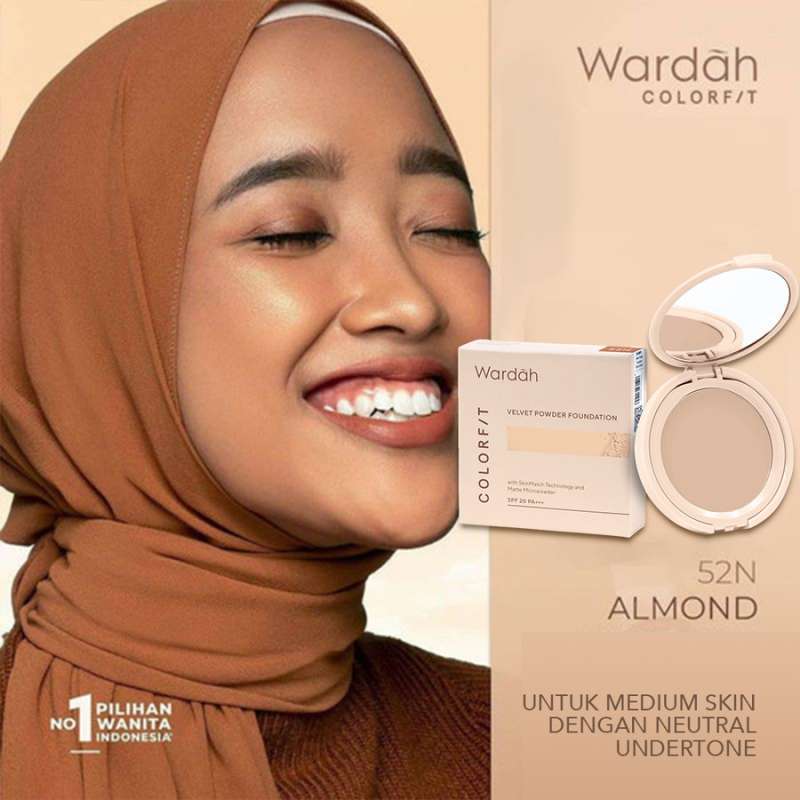 Promo Wardah Colorfit Velvet Powder Foundation Refill - Bedak Padat ...
