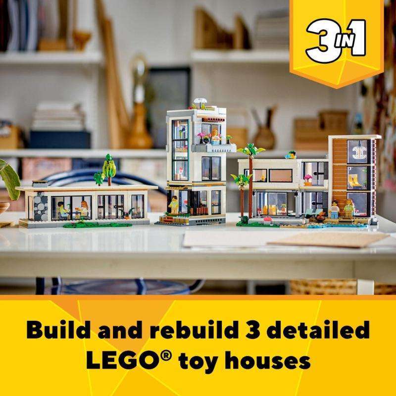 Jual Lego Creator 31153 Modern House (939 Pieces) Mainan Susun (9 ...