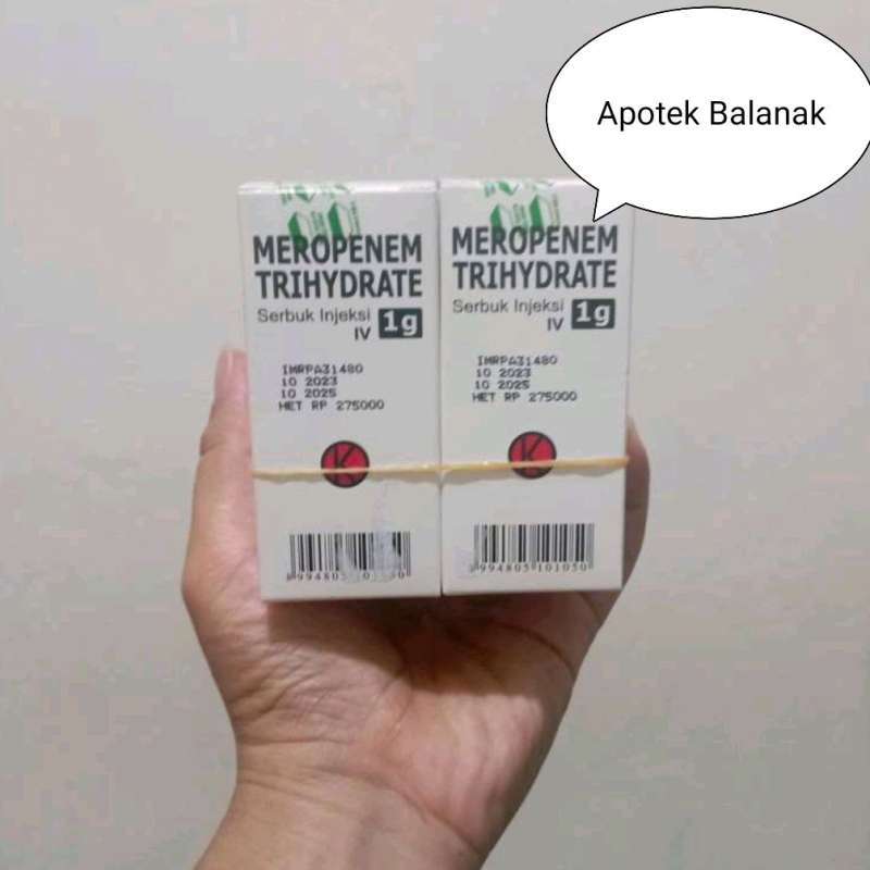 Jual Asli Dan Original Meropenem 1g Hj Inj / Box Di Seller Apotek ...