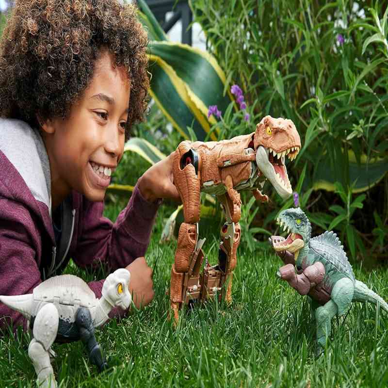 Jual Mattel Jurassic World Hpd35 Indoraptor Brachiosaurus Fierce ...