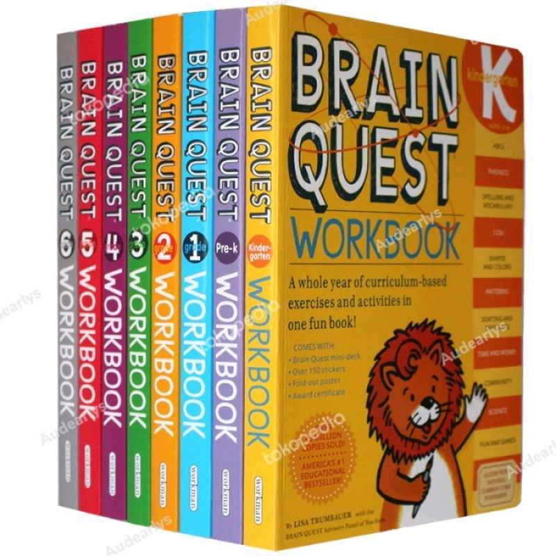 Jual Brain Quest Workbook Grade 1-6 Original Import (bundling) Di Seller Rumix - Cengkareng ...