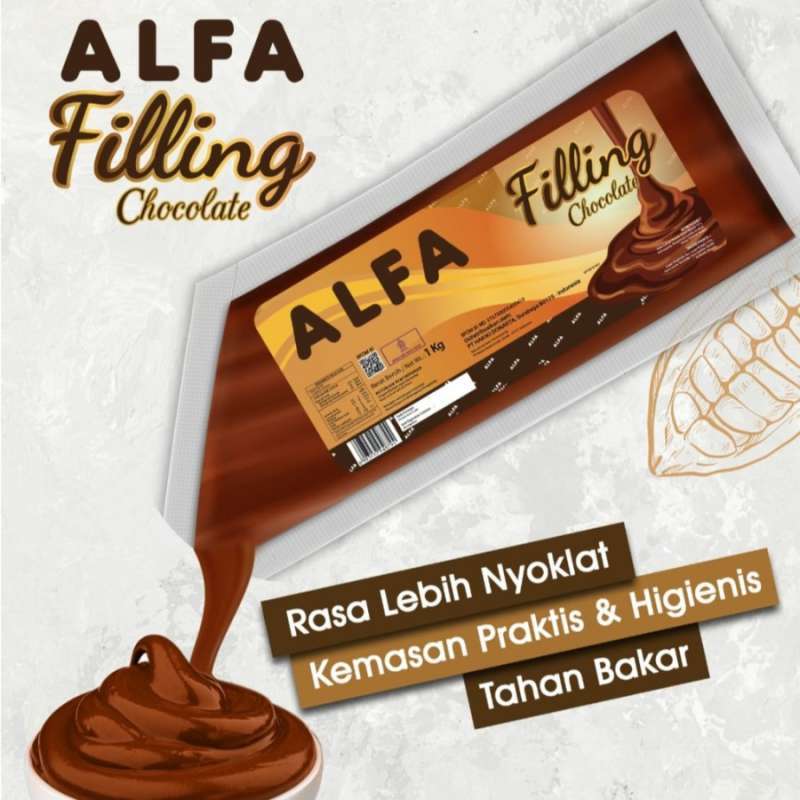 Promo Cokelat Filling Coklat Alfa Chocolate Isian Roti (pouch 1kg ...