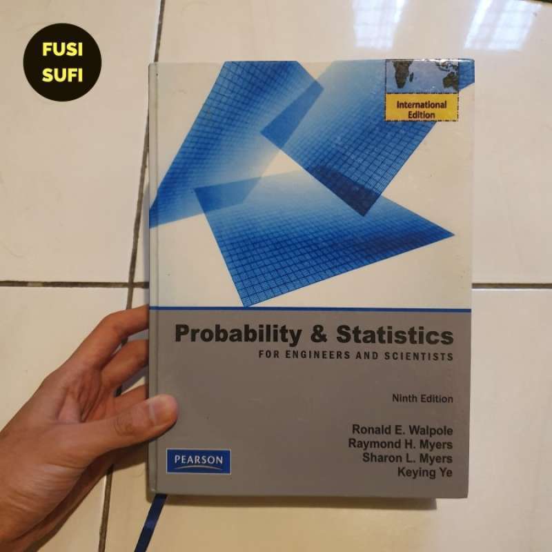 Jual Probability & Statistics For Engineers & Scientists 9th Ed ...
