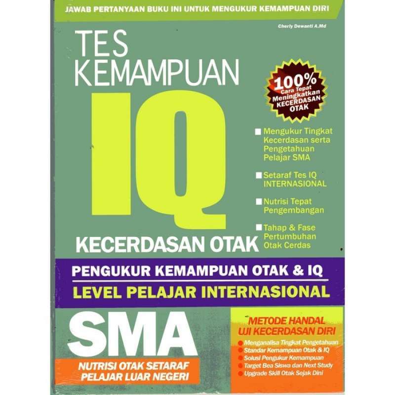 Jual Buku Tes Kemampuan Iq Kecerdasan Otak Sma Di Seller Noelle ... Jual Buku Tes Kemampuan Iq Kecerdasan Otak Sma Di Seller Noelle ...