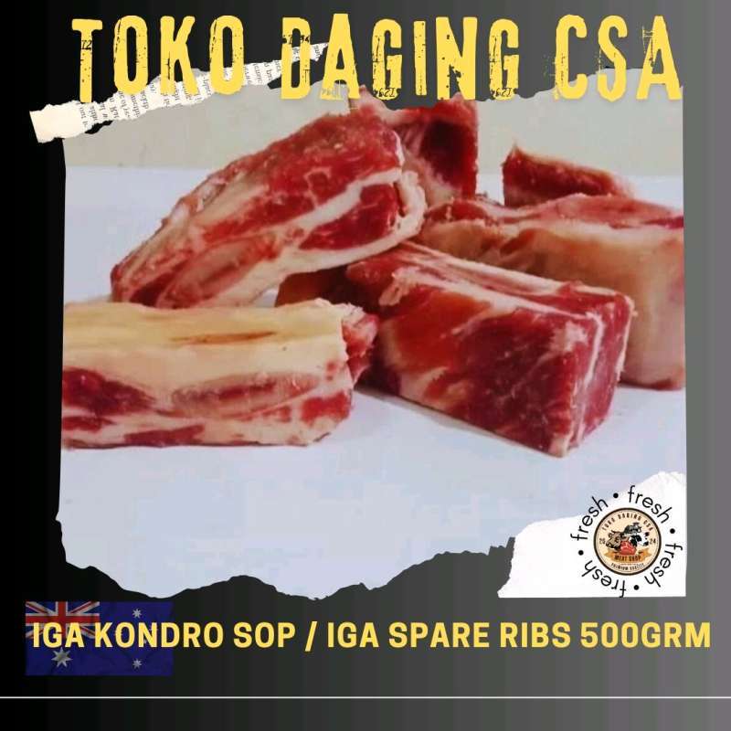 Jual Iga Kondro Sop / Iga Spare Ribs / Iga Brisket 500grm Di Seller ...
