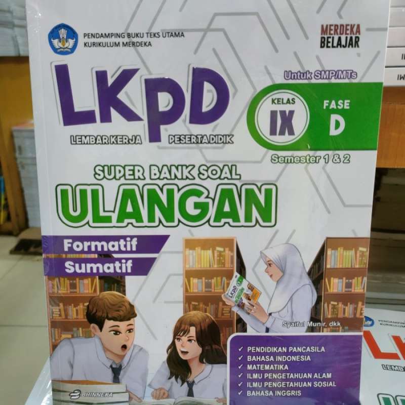 Jual Lkpd Super Bank Soal Ulangan Smp Kelas 789 Kurikulum Merdeka Di Seller Noelle - Cengkareng ...