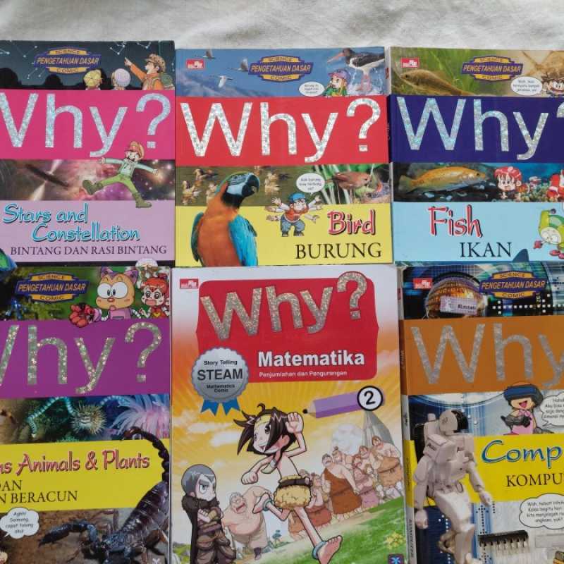 Jual Seri Why? Pengetahuan Dasar Science Comic Komik Pengetahuan Why ...