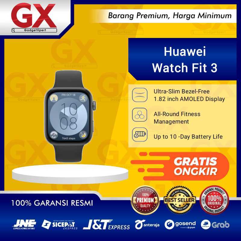 Promo Huawei Smart Watch Fit 3 New Garansi Resmi Diskon 4% Di Seller ...