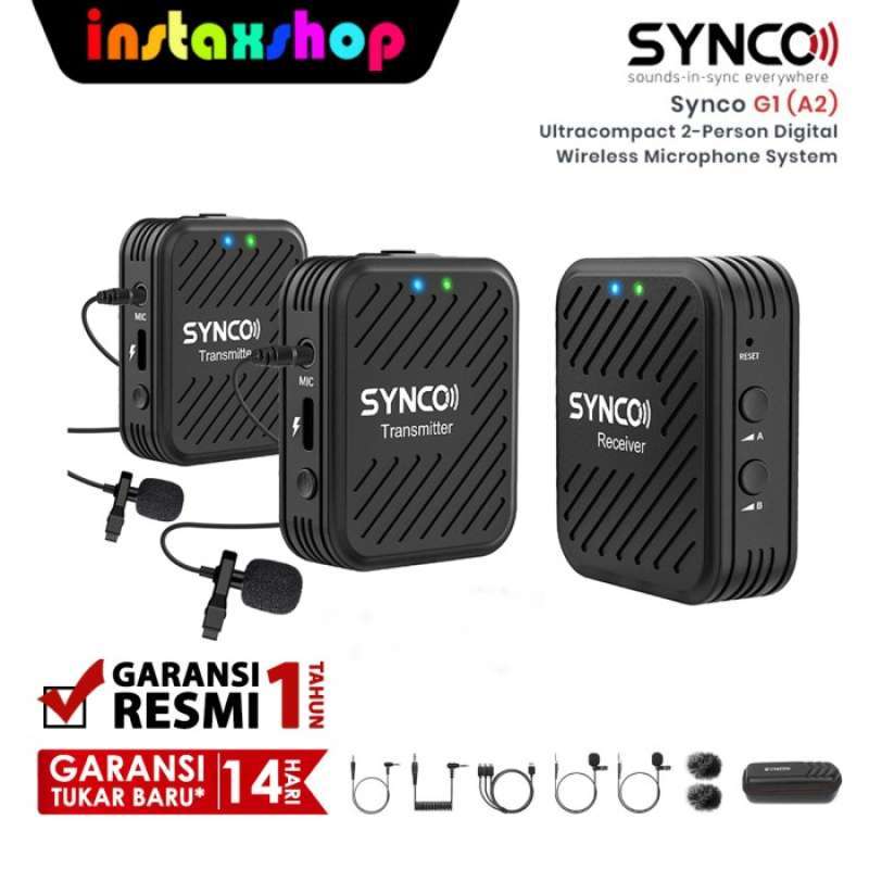 Promo Synco G1-a2 Wireless Microphone Ultracompact For Mirrorless/dslr ...