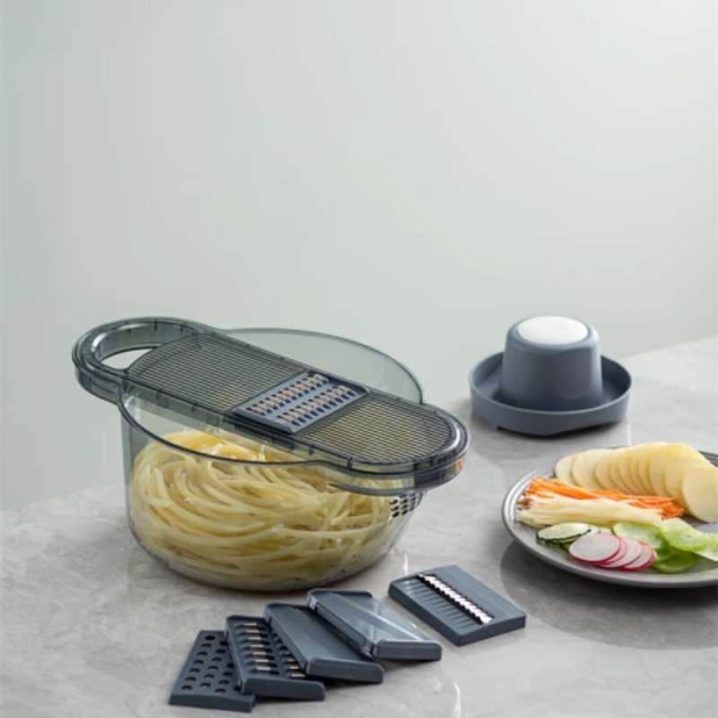 Promo Slicer Chopper Parutan 6 Jenis Pengiris Sayur Multifungsi Diskon ...