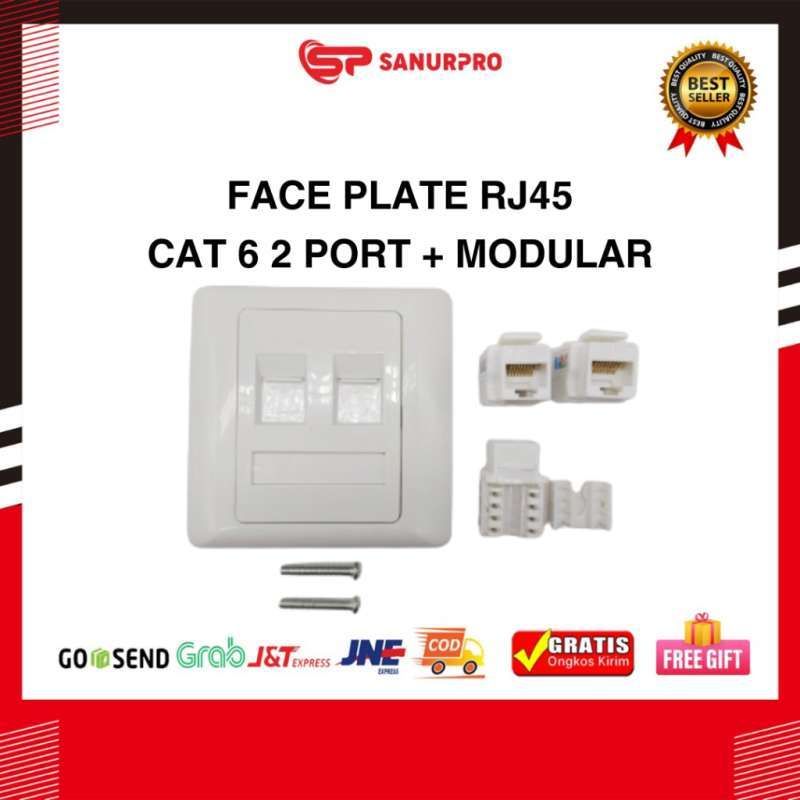 Jual Plate Rj45 Modul 💯 Harga Murah & Kualitas Terbaik Februari 2025