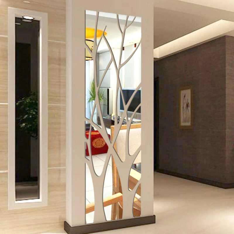 Promo Soledi Sticker Cermin Dekorasi Dinding 3d Acrylic 1000x280mm ...
