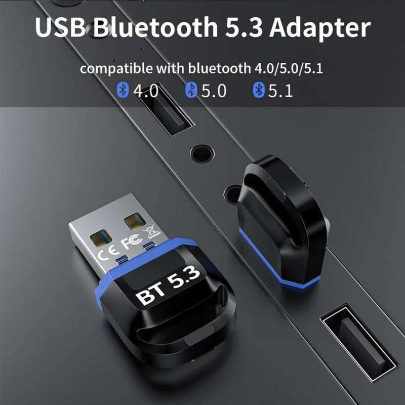 Jual Usb Bluetooth Adapter 5.3 Receiver Transmitter Wireless 20m V ...