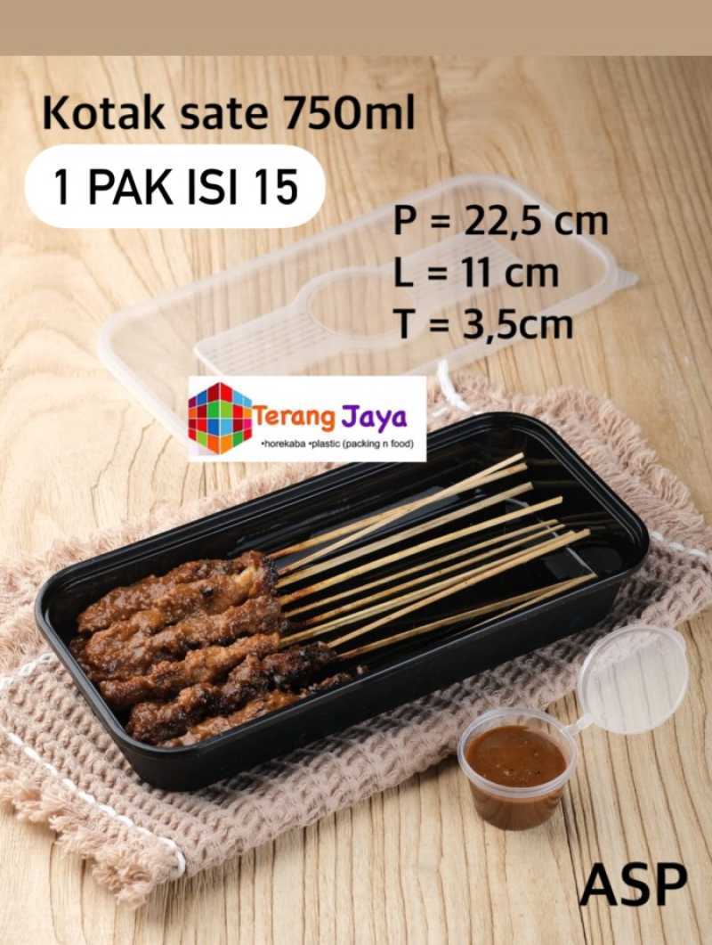 Jual Box Micro Thinwall Panjang 750 Ml. Bungkus Sate Di Seller Ayato ...