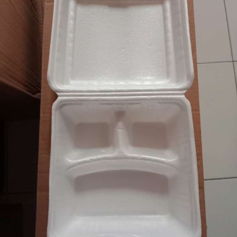 Jual Styrofoam Box Nasi Kotak /styrofoam Nasi Gabus 100pc Di Seller ...