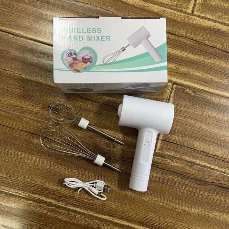 Jual Wireless Hand Mixer Blender Portable Usb Rechargeable Pengocok ...