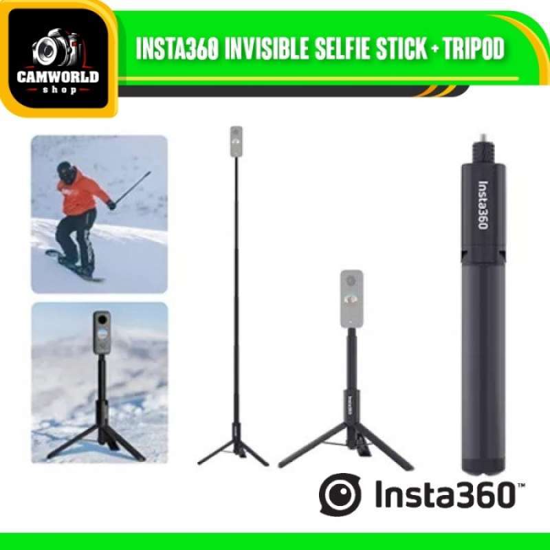 Promo Insta360 Invisible Selfie Stick + Tripod Diskon 23% Di Seller ...