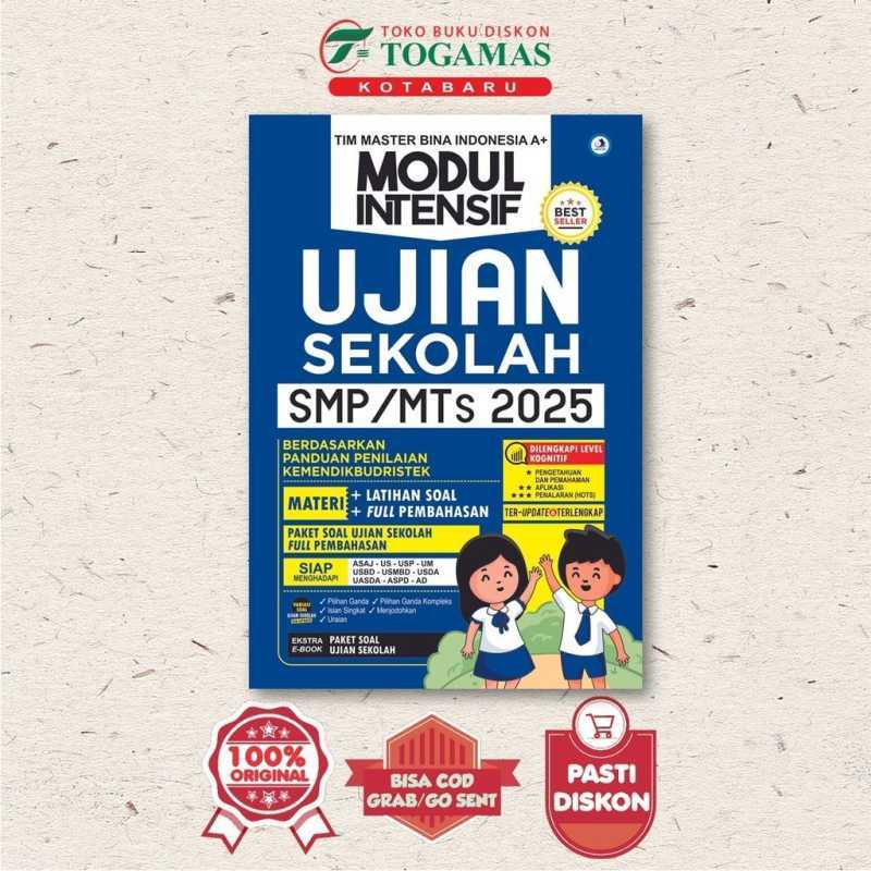 Jual Modul Intensif Ujian Sekolah Smp/mts 2025 - Tim Master Bina ...
