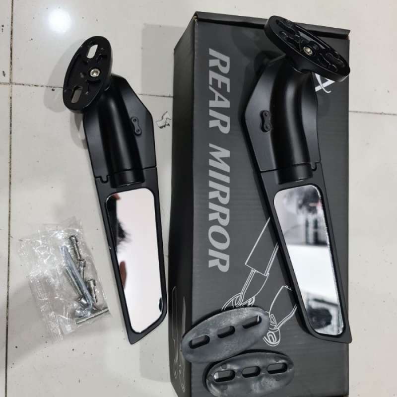 Promo Spion Winglet Cnc Rear Mirror Fering Ninja 250/cbr /r25/r15 Kaca ...