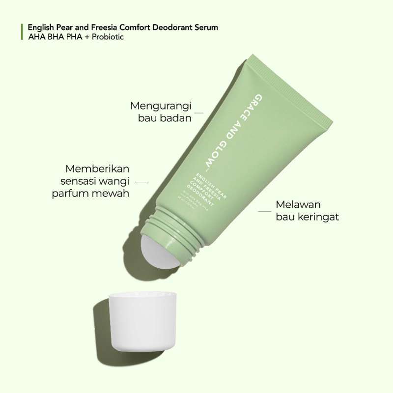 Jual Grace And Glow Deodorant Roll On Serum 50 Ml English Pear Smooth ...