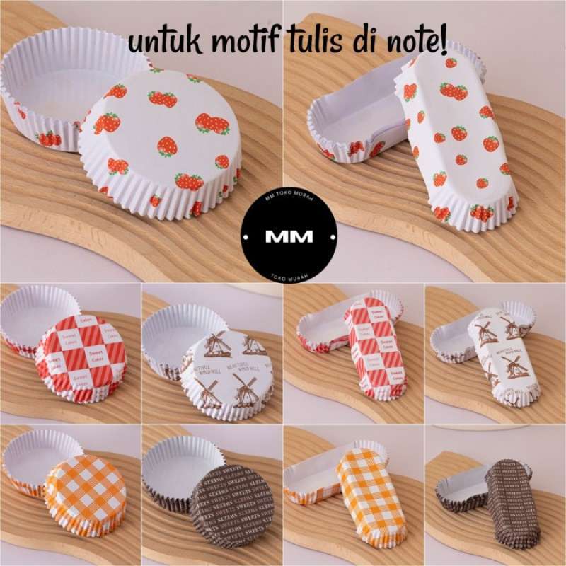 Jual Paper Cup Roti Paper Cup Case Roti Kertas Roti Anti Lengket Isi ...