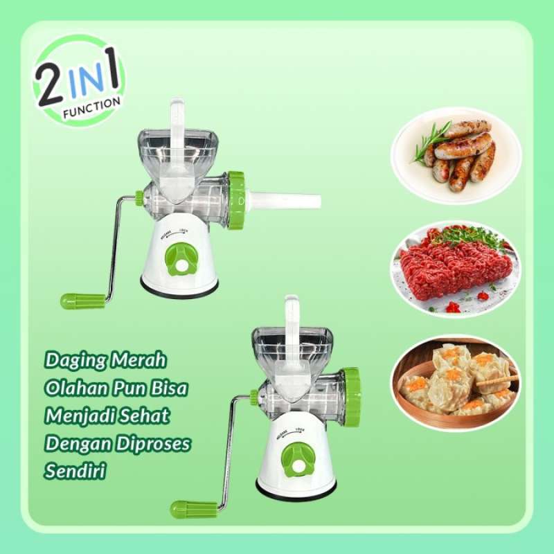 Jual Alat Giling Daging Blender Manual Crio Meat Grinder & Slow Juicer ...