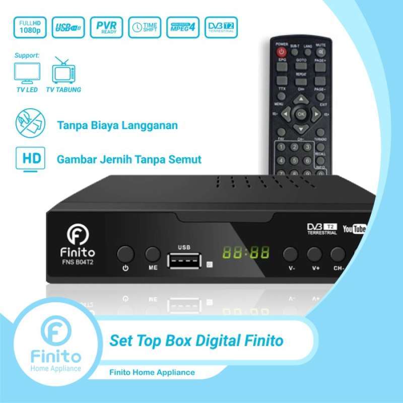 Jual Stb Set Top Box Finito Tv Digital Full Hd/stb Tv Tabung Dan Led Di ...