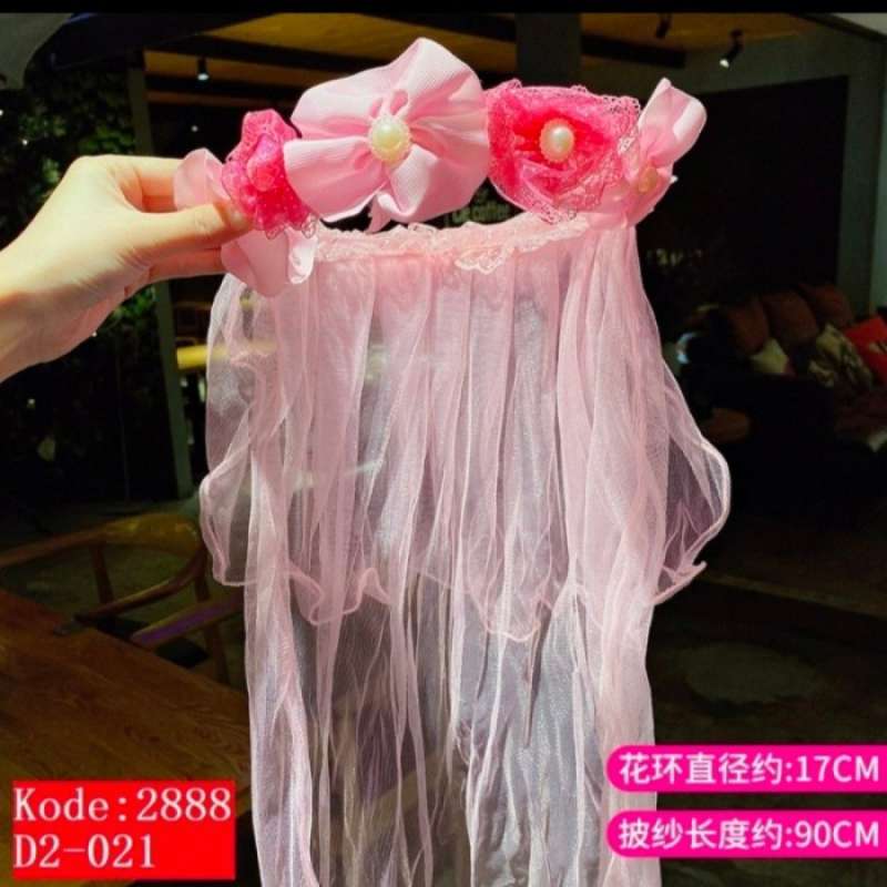 Jual Bando Veil Pengapit Mahkota Anak 2888 Mahkota Bunga Ulang Tahun ...