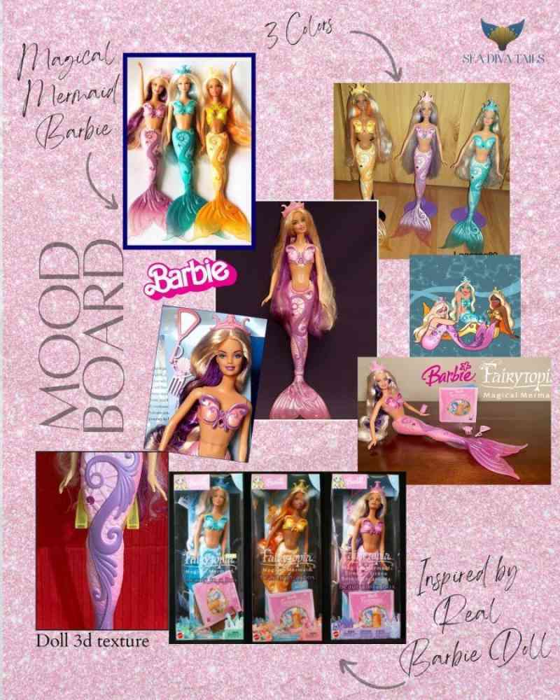 Jual Barbie Yellow Mermaid Tail - Kostum Duyung Dewasa Anak Di Seller ...