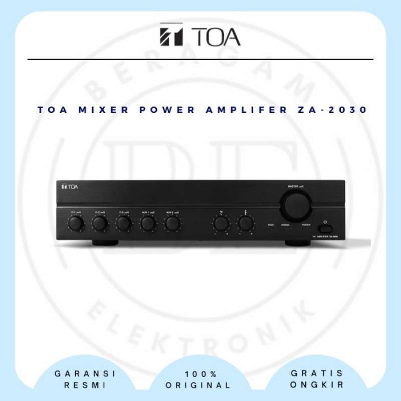 Jual Toa Za 230w Mixer Amplifier Power 30 Watt | Ampli Za 230 W Di Seller Indah Purnama Tech ...