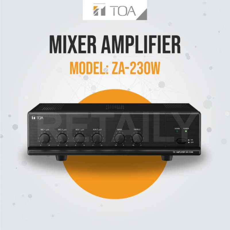 Jual Mixer Amplifier Toa Model Za-230w | Garansi Resmi Di Seller Indah Purnama Tech - Tegal Alur ...