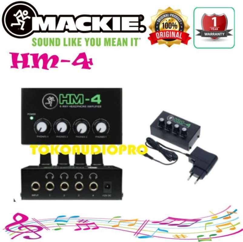Jual Mackie Hm4 Amplifier Headphone Di Seller Indah Purnama Tech ...