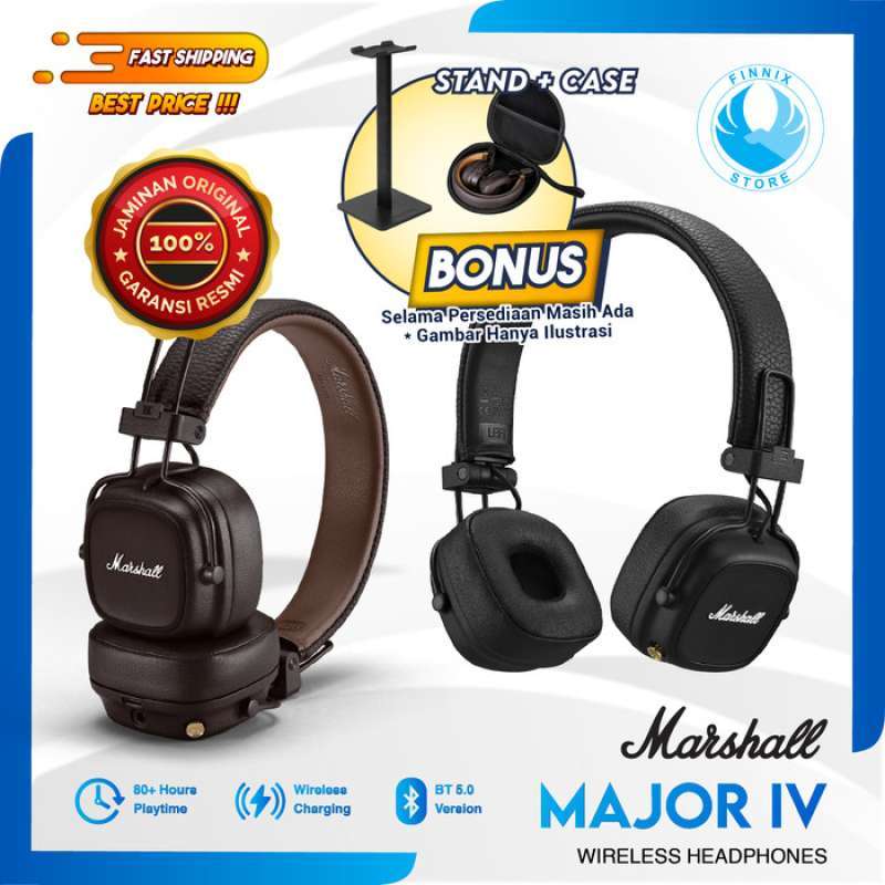 Promo Marshall Major Iv Bluetooth Headphone Headset Major 4 - Garansi ...