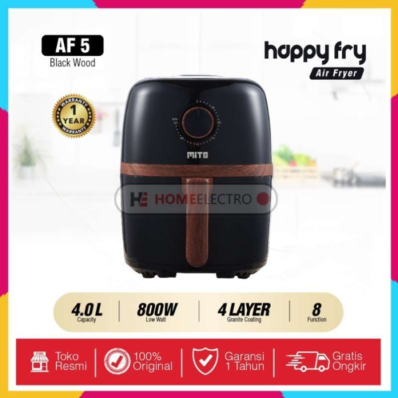 Jual [new] Happyfry Mito Air Fryer Af5 Happy Fry 4l Black - Putih Di ...