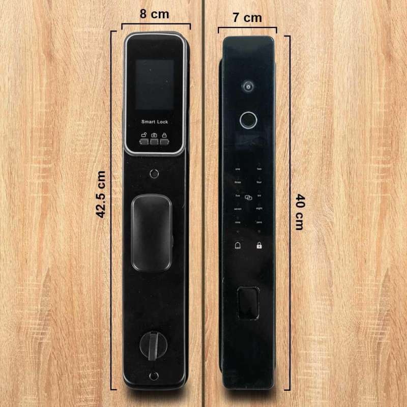 Jual Aloy-x Smart Door Lock Kunci Pintu Rumah Fingerprint Password Key Card A-x-10 Penghalang ...